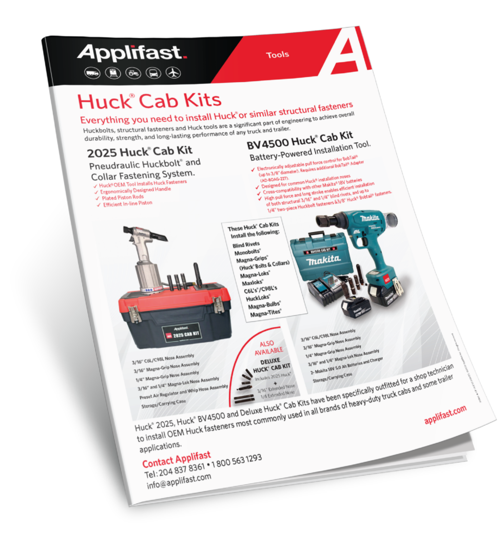 Canadian Source For Huck Tools, Fasteners and Rivet Systems – Applifast