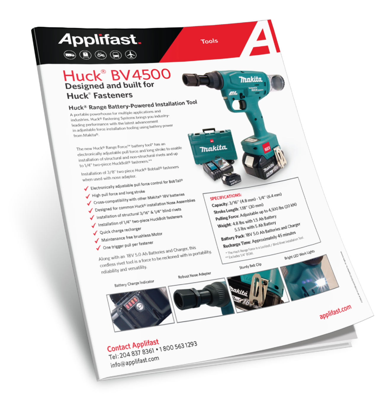 Canadian Source For Huck Tools, Fasteners and Rivet Systems – Applifast
